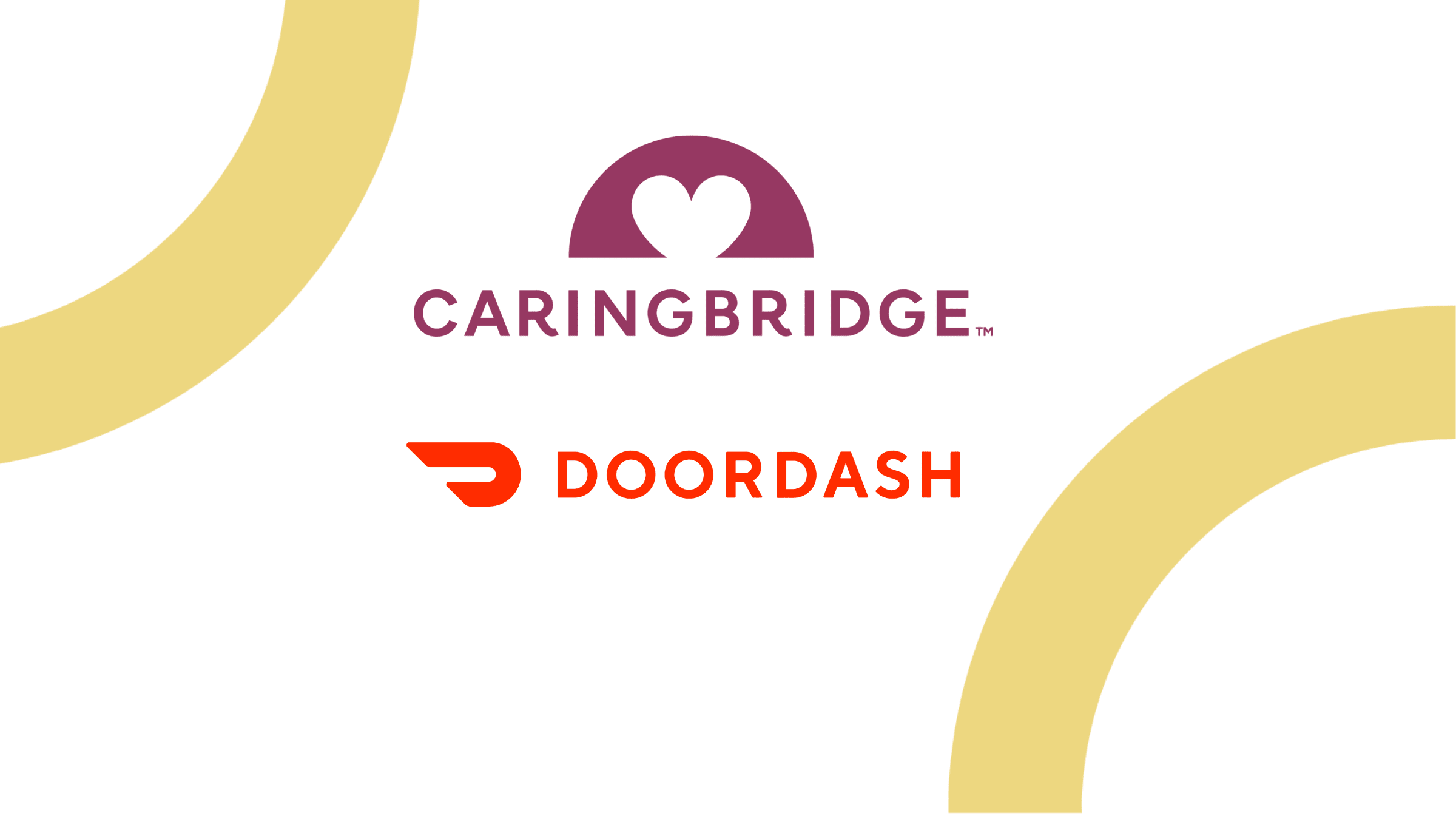 CaringBridge and DoorDash logos