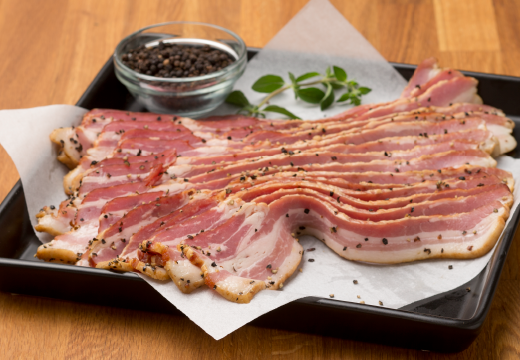 Peppered Premium Bacon - Carlton Farms Gourmet Meats