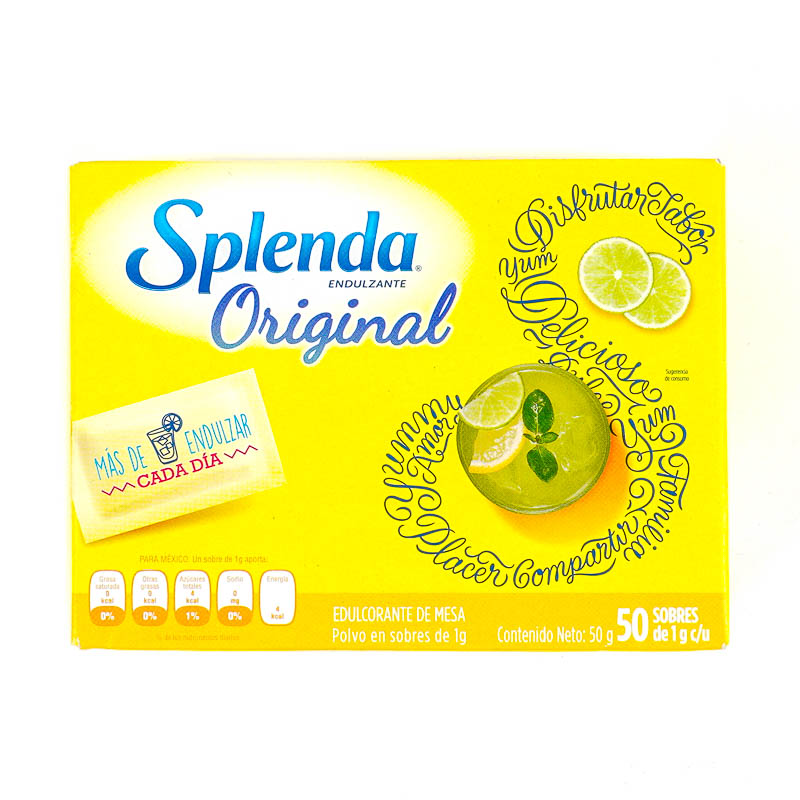 Edulcorante Original Splenda 50 Sobres