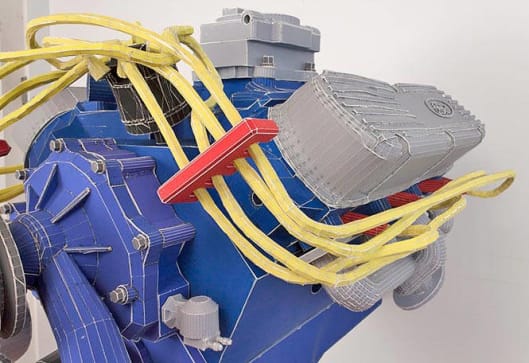 1969 Ford Mustang made of paper - Car News | CarsGuide