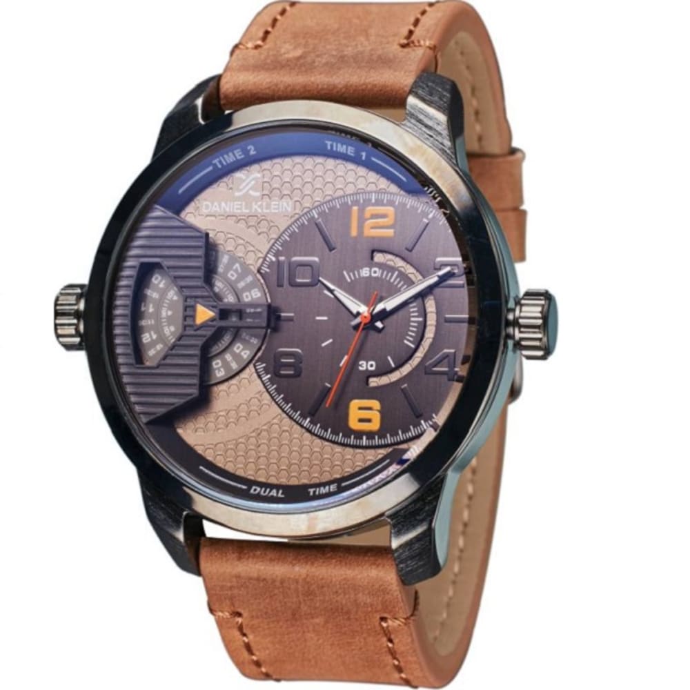 Pre-Owned | Daniel_klein Gents Dual Time Analogue Watch (Dk11413 ...