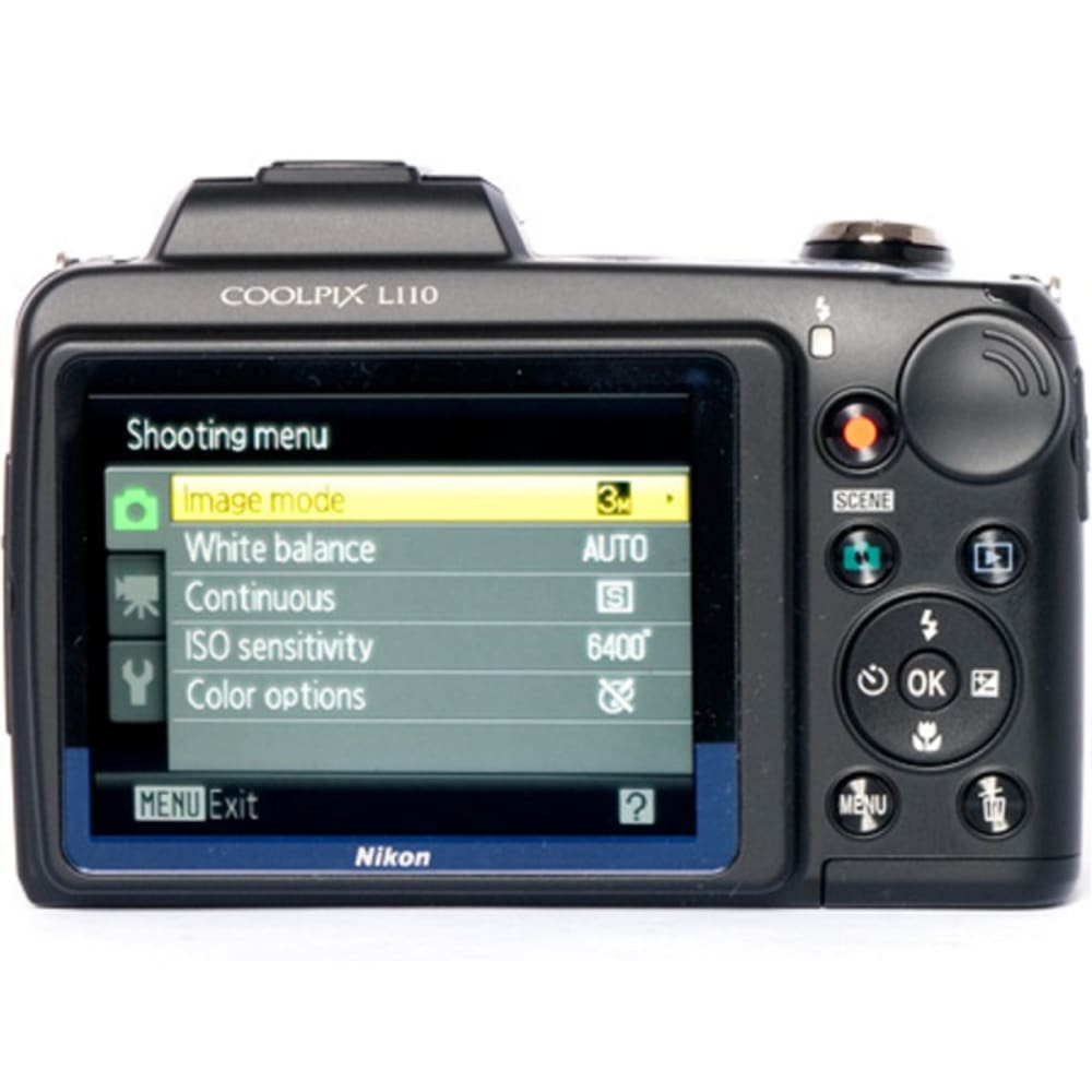 Pre-Owned | Nikon Black Coolpix (L110) | Shop Now