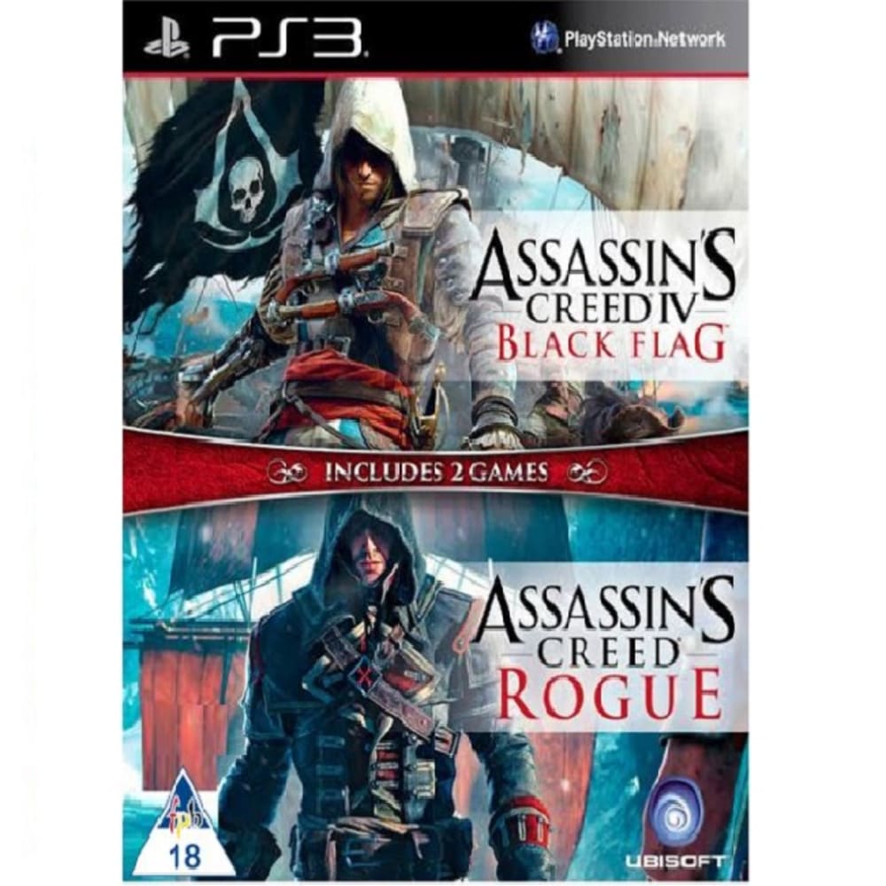 Pre-Owned | Sony Assassins Creed: Black Flag + Rogue (Ps3) | Shop Now
