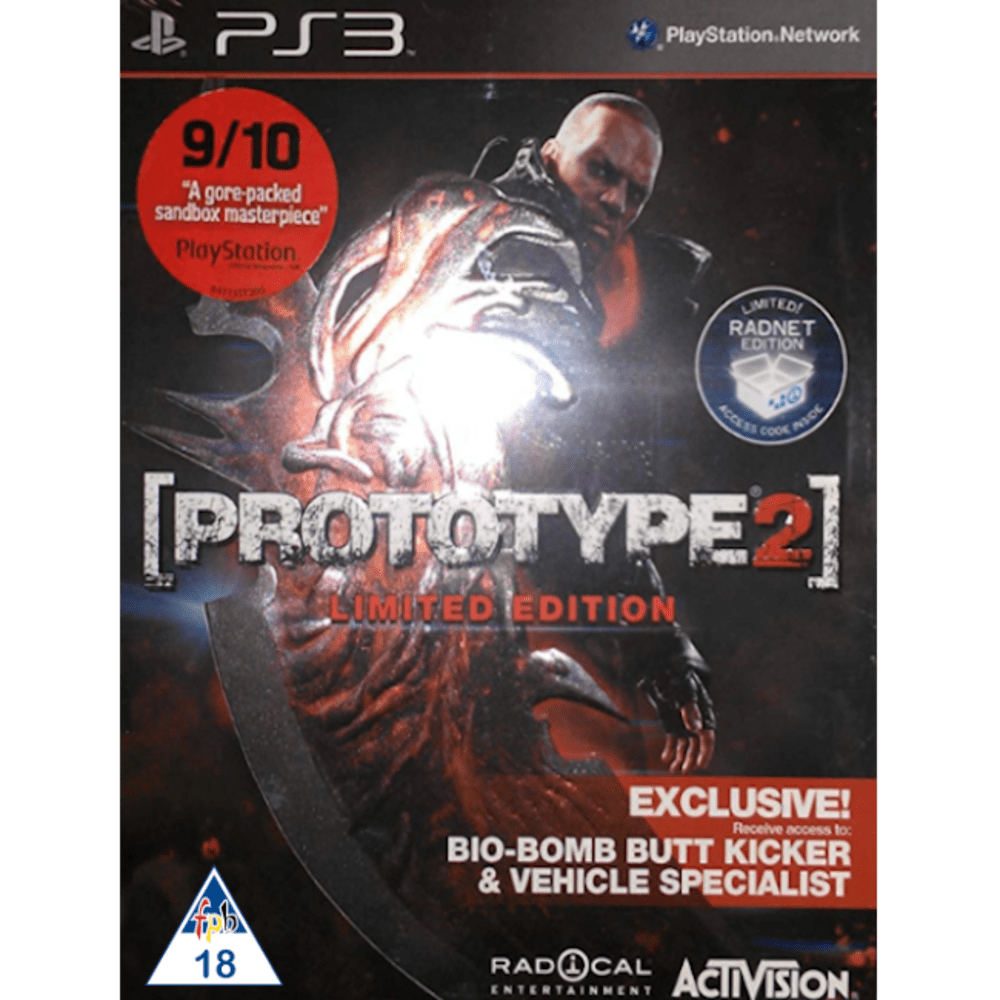 Pre-Owned | Sony Prototype 2: Limited Edition Bio-Bomb Butt Kicker (Ps3) | Shop Now
