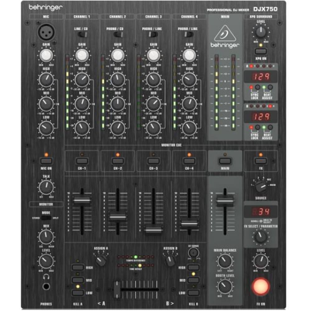 Pre-Owned | Behringer 5ch Dj Line Mixer (Djx750) | Shop Now