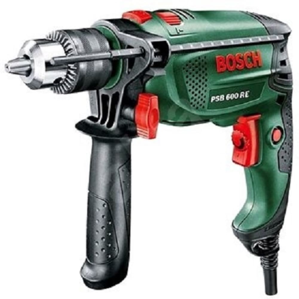 Pre-Owned | Bosch 600w Green Hammer Drill (Psb 600 Re) | Shop Now