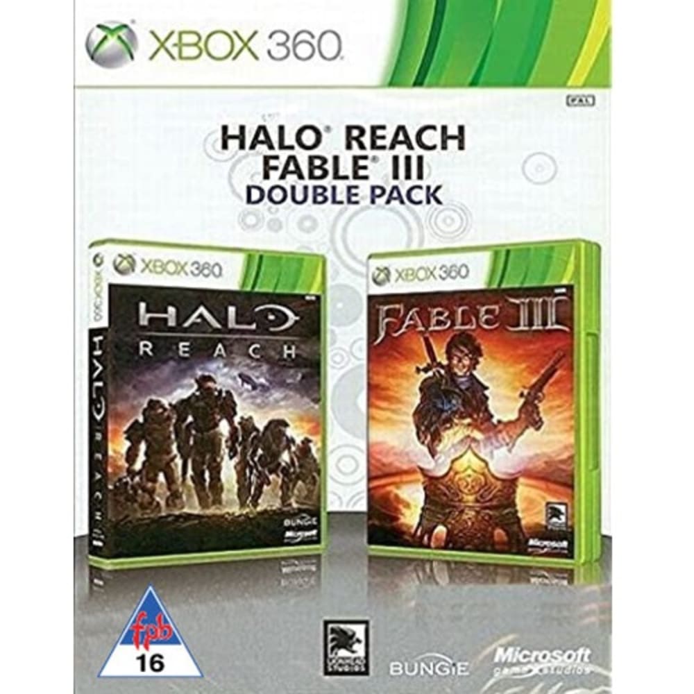 Pre-Owned | Microsoft Halo Reach And Fable 3 Double Pack (Xbox 360) | Shop Now