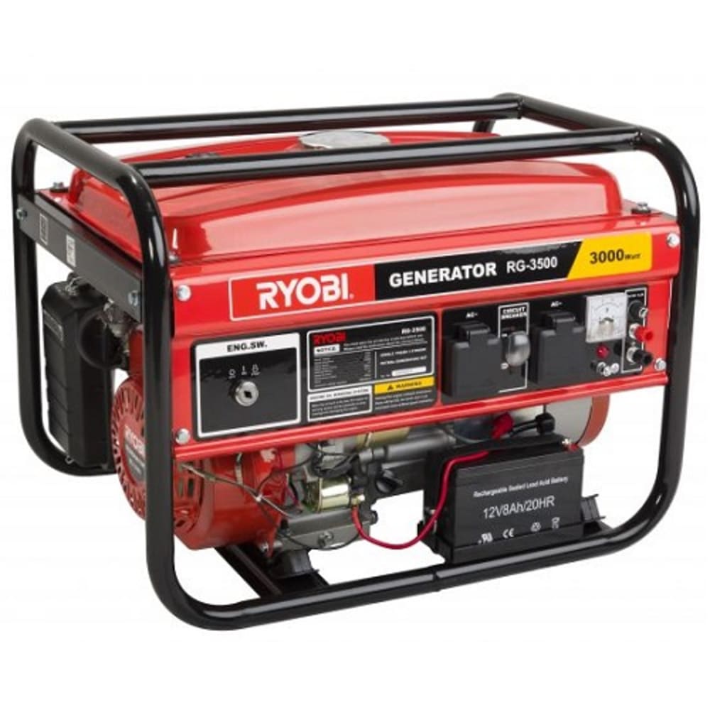 Pre-Owned | Ryobi Red 3000w Generator (Rg-3500) | Shop Now