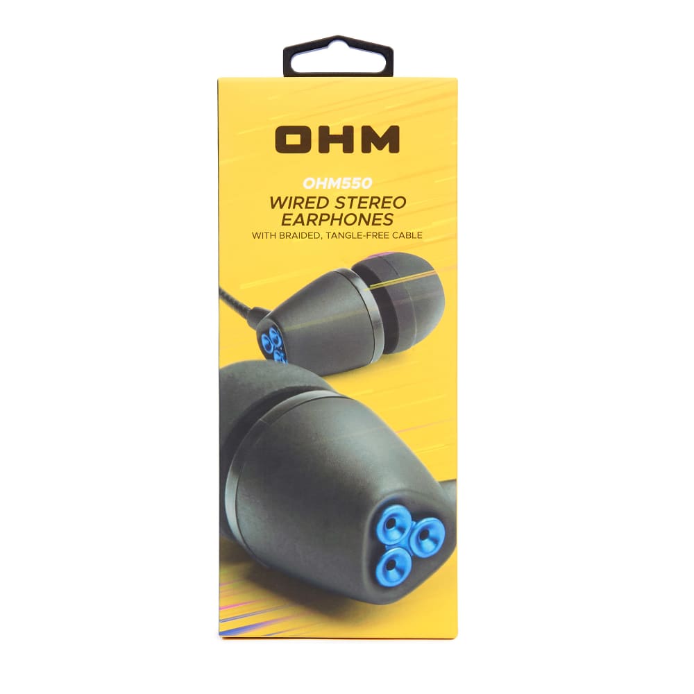 Ohm Wired Stereo Earphones | Shop Now