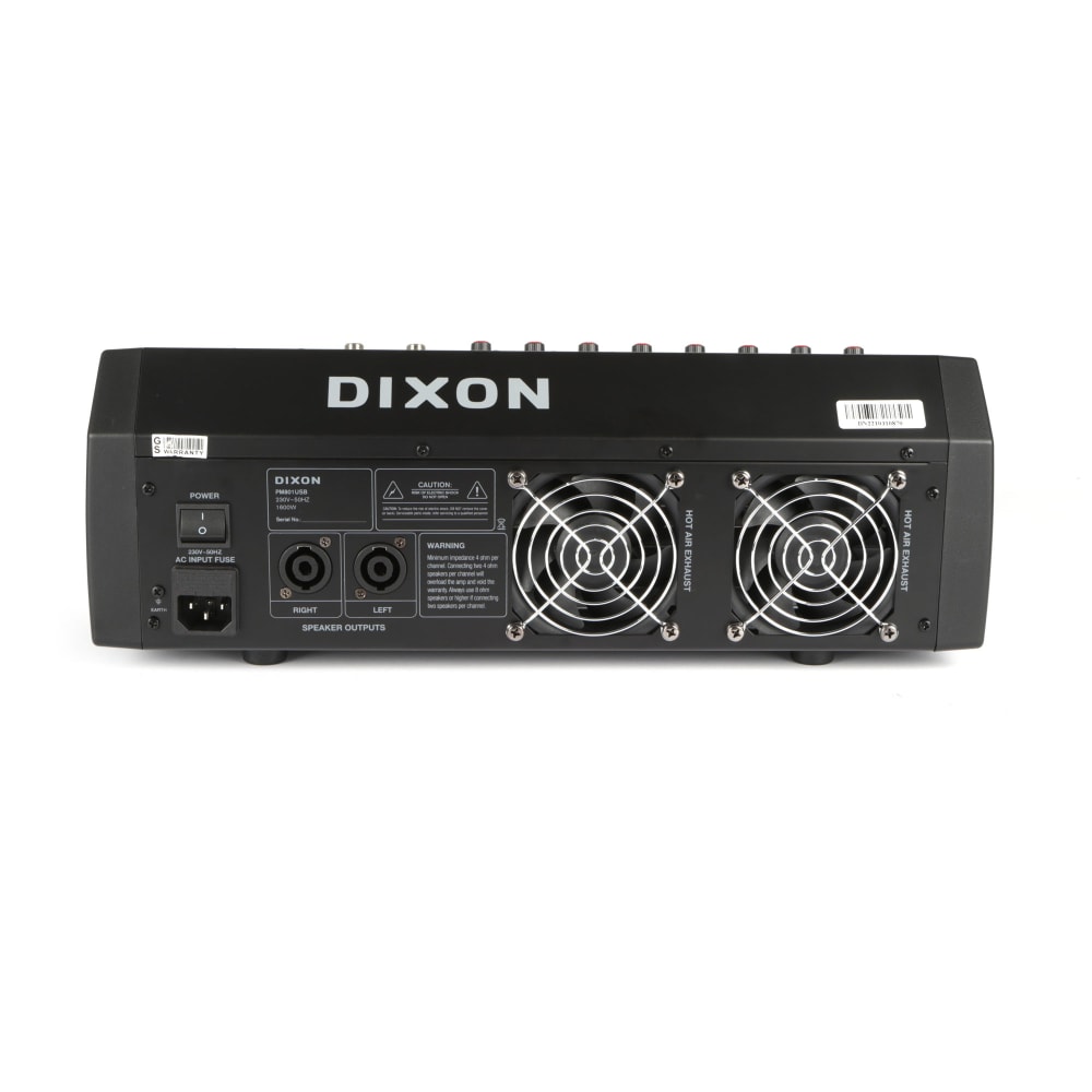 Dixon 8-Channel Powered Mixer | Shop Now