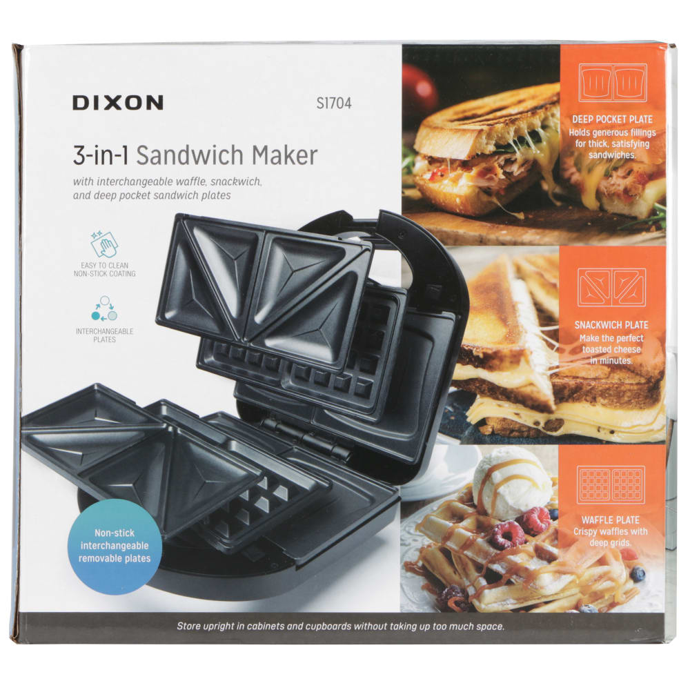 Dixon 3-In-1 Sandwich Maker | Shop Now
