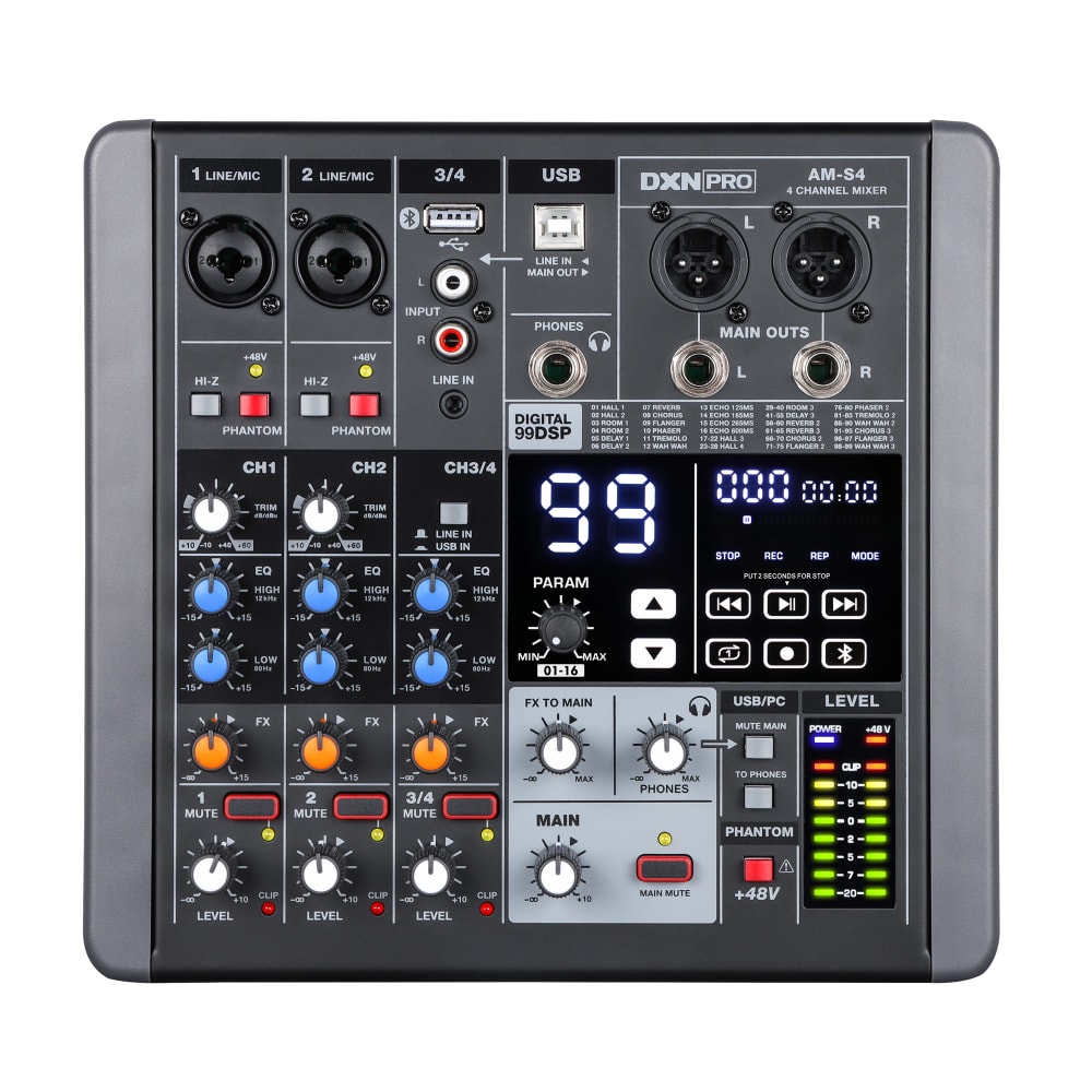 Dxnpro 4-Channel Mixer | Shop Now