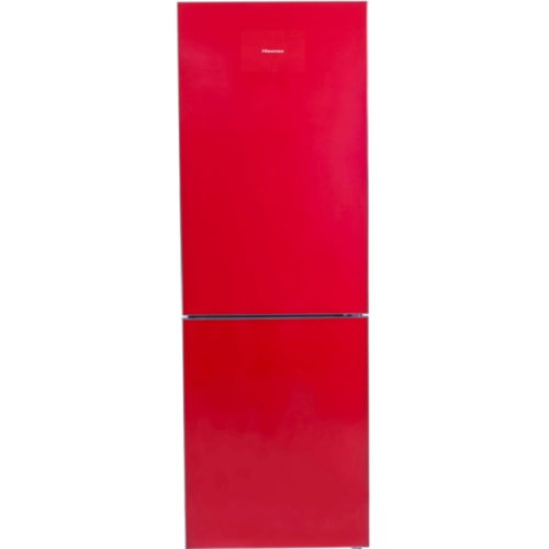 Pre-Owned | Hisense Red Glass 321l Double Door Fridge (H420bmire ...