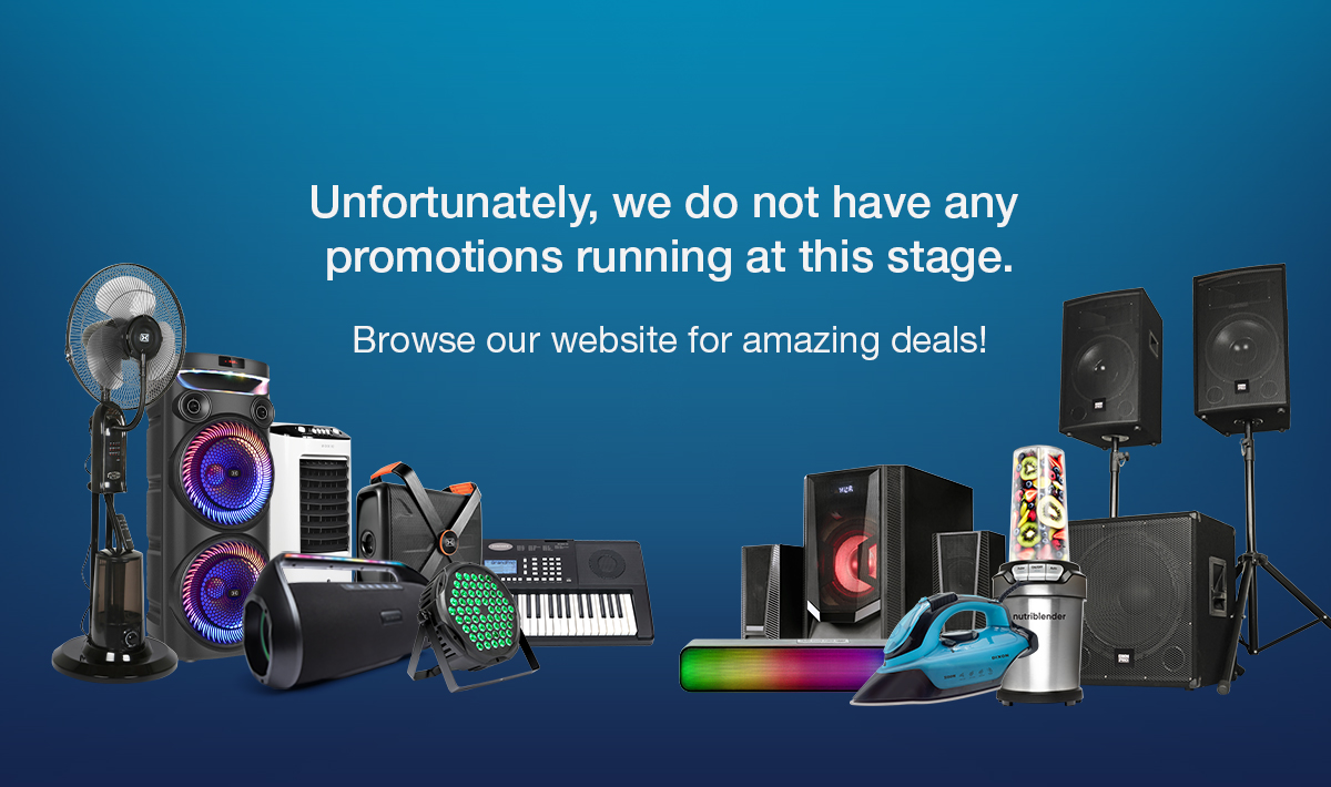 No Promotions running | Shop Now