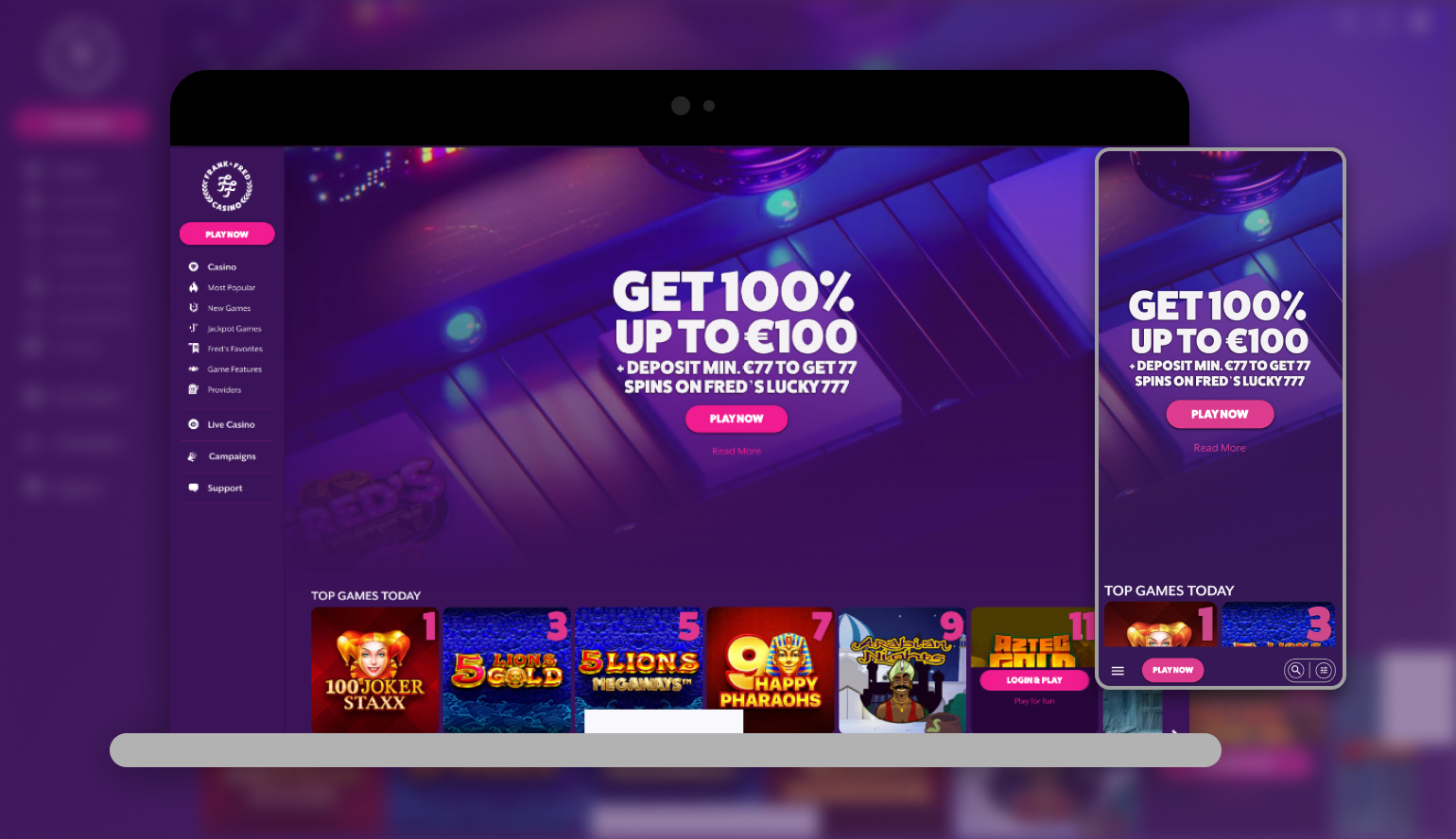 FrankFred Casino Review | What we discovered! (Updated)