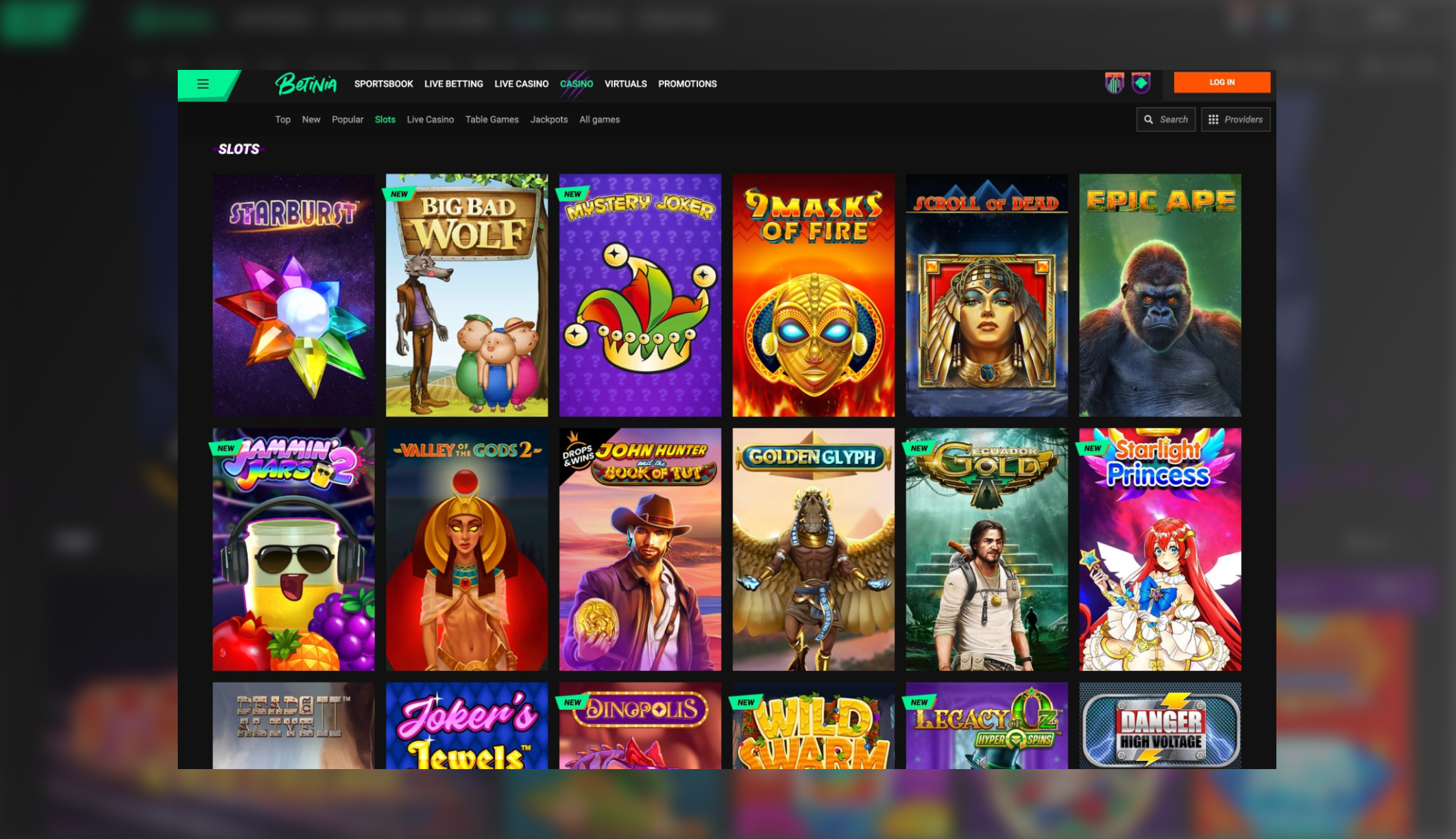 Betinia Casino: 100% Welcome Bonus | September 2022