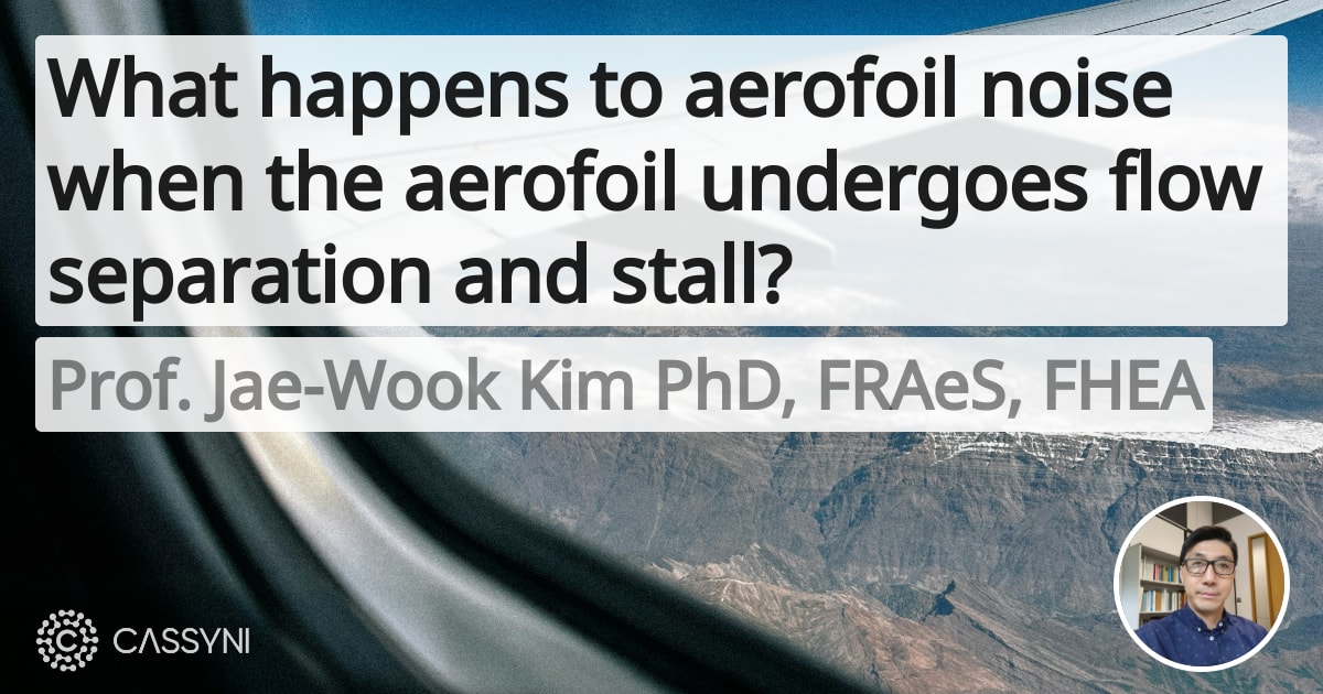 What happens to aerofoil noise when the aerofoil undergoes flow ...