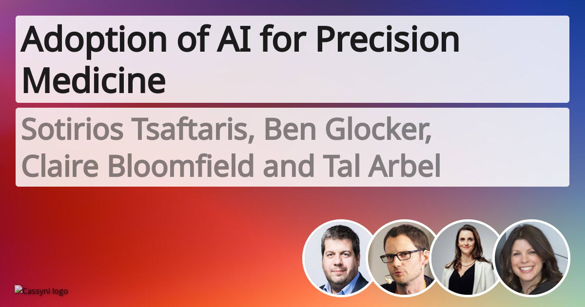 Adoption of AI for Precision Medicine - presented by Dr Ken Sutherland ...
