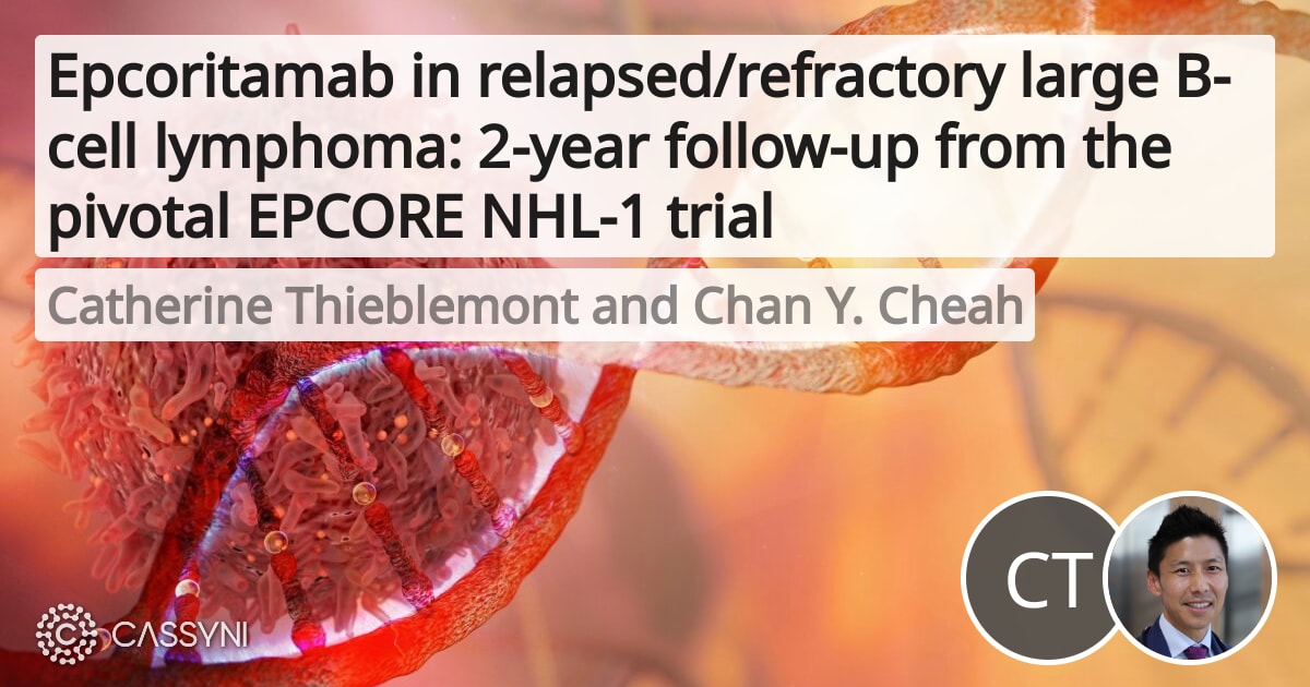 Epcoritamab in relapsed/refractory large B-cell lymphoma: 2-year follow-up from the pivotal ...
