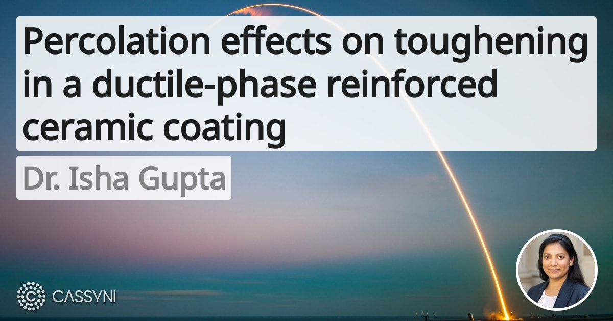 Percolation effects on toughening in a ductile-phase reinforced ceramic ...
