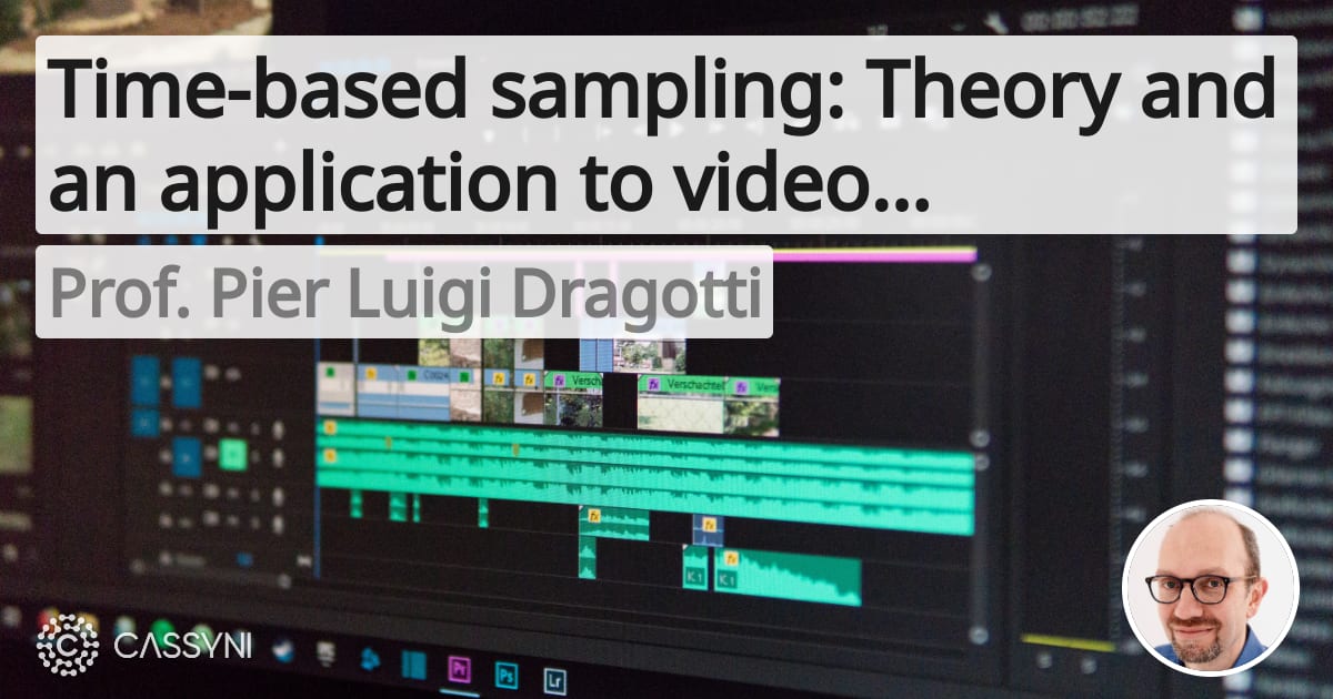 Time-based sampling: Theory and an application to video reconstruction from events - presented ...