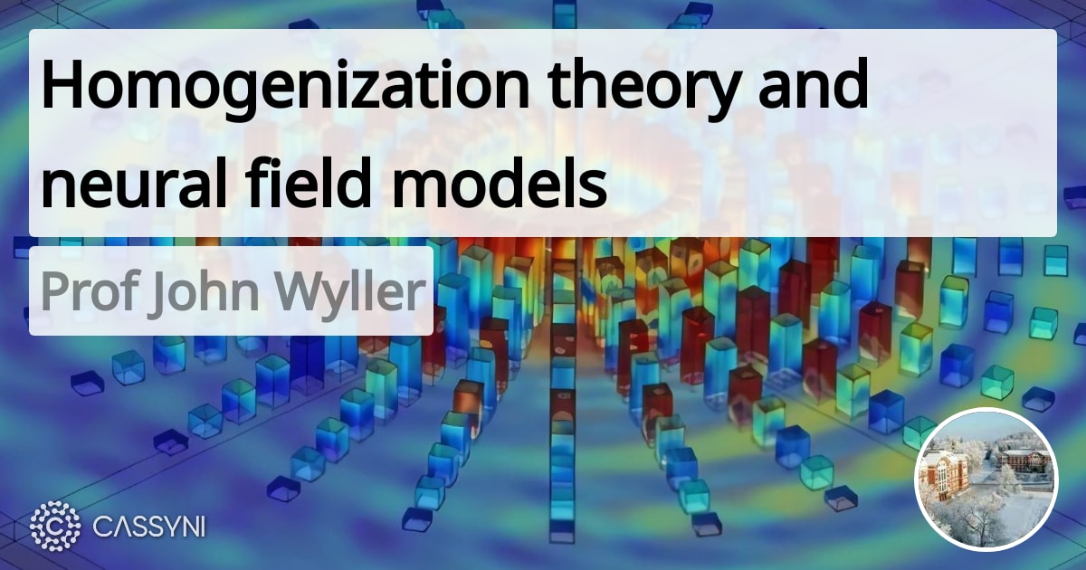 Homogenization theory and neural field models - presented by Dr John Wyller