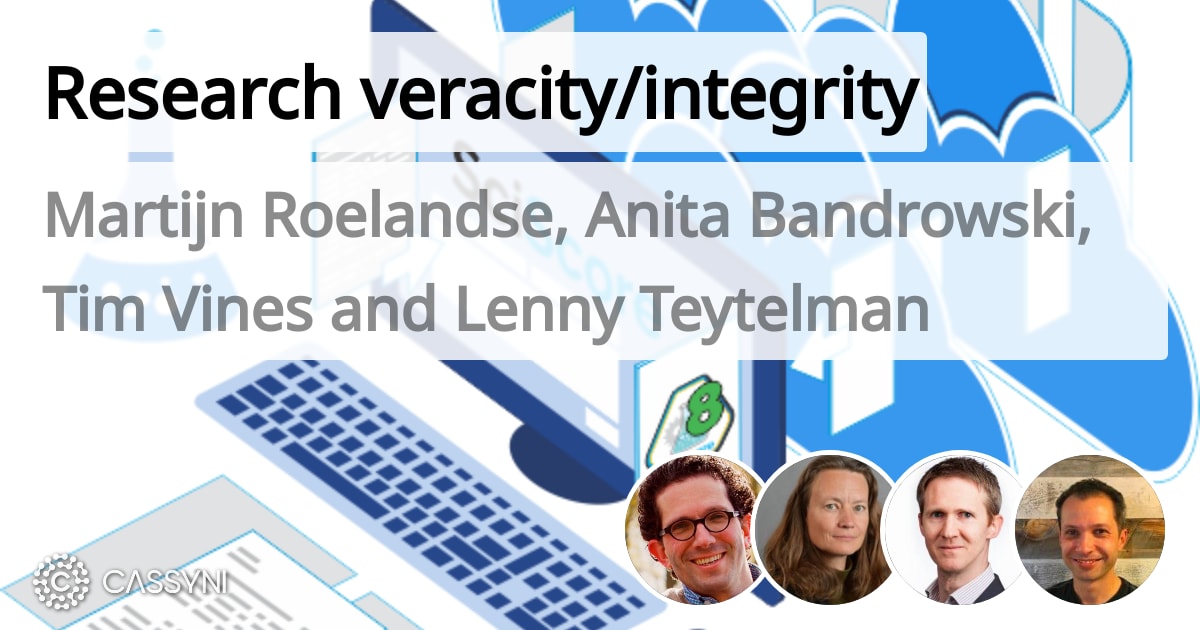 Research veracity/integrity: SciScore an AI tool for rigor and ...
