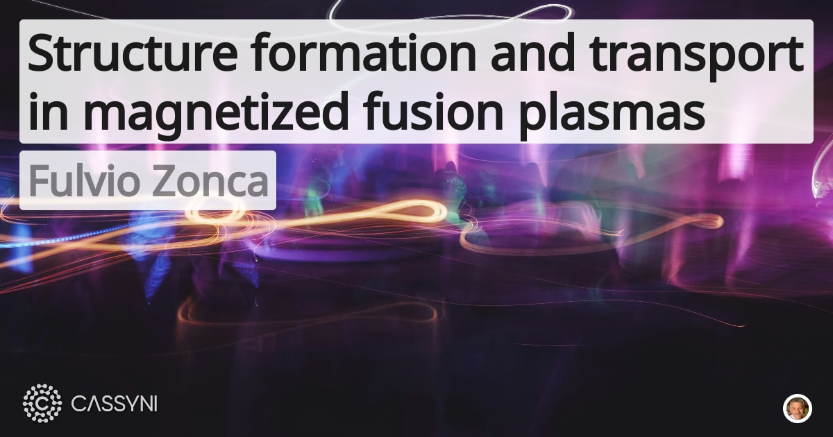 Structure formation and transport in magnetized fusion plasmas ...