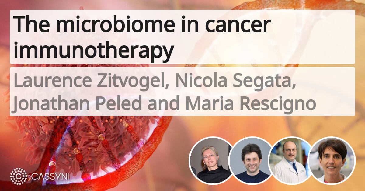 The microbiome in cancer immunotherapy - presented by Dr Luca Danelli ...