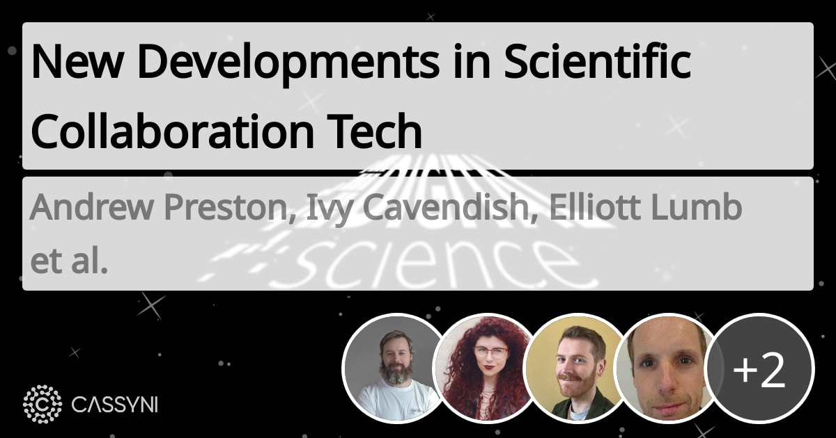 New Developments in Scientific Collaboration Tech: The future of ...