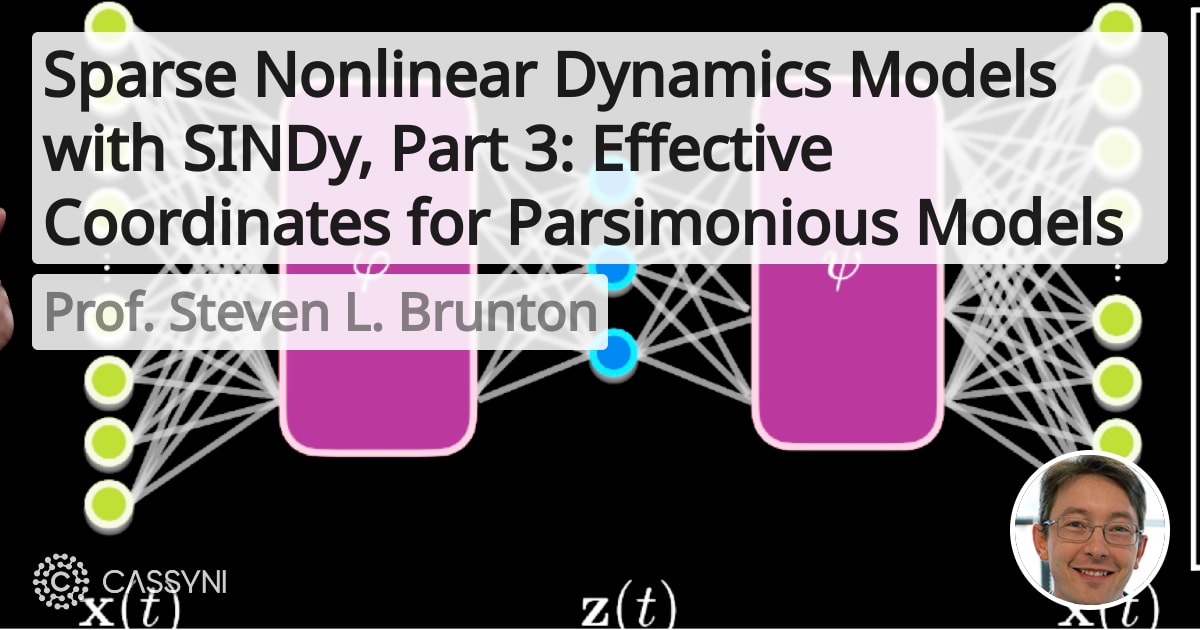 Sparse Nonlinear Dynamics Models with SINDy, Part 3: Effective ...