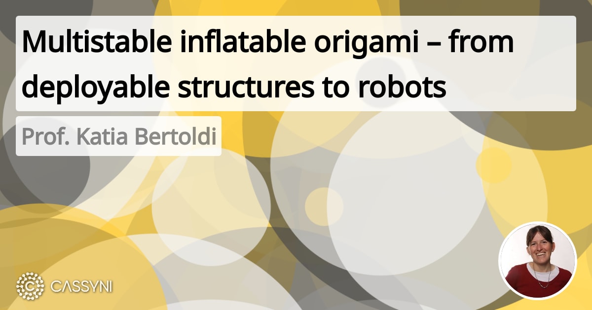 Multistable inflatable origami – from deployable structures to robots ...