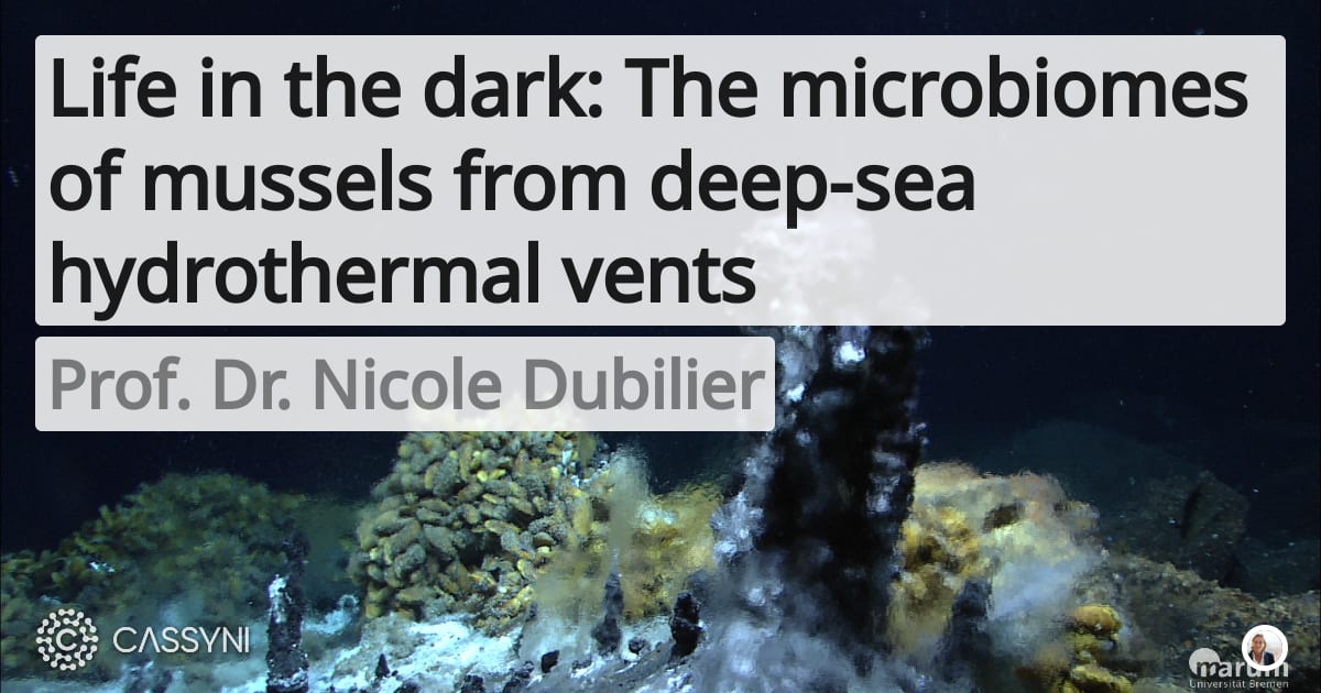 Life in the dark: The microbiomes of mussels from deep-sea hydrothermal ...