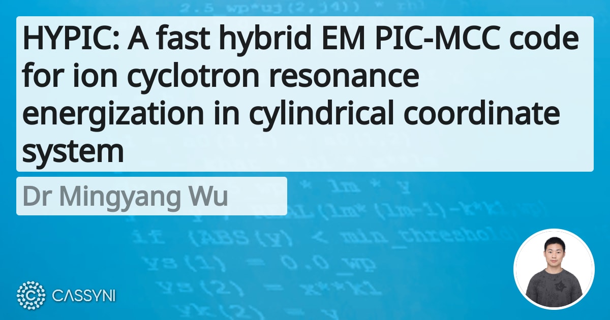 HYPIC: A fast hybrid EM PIC-MCC code for ion cyclotron resonance ...