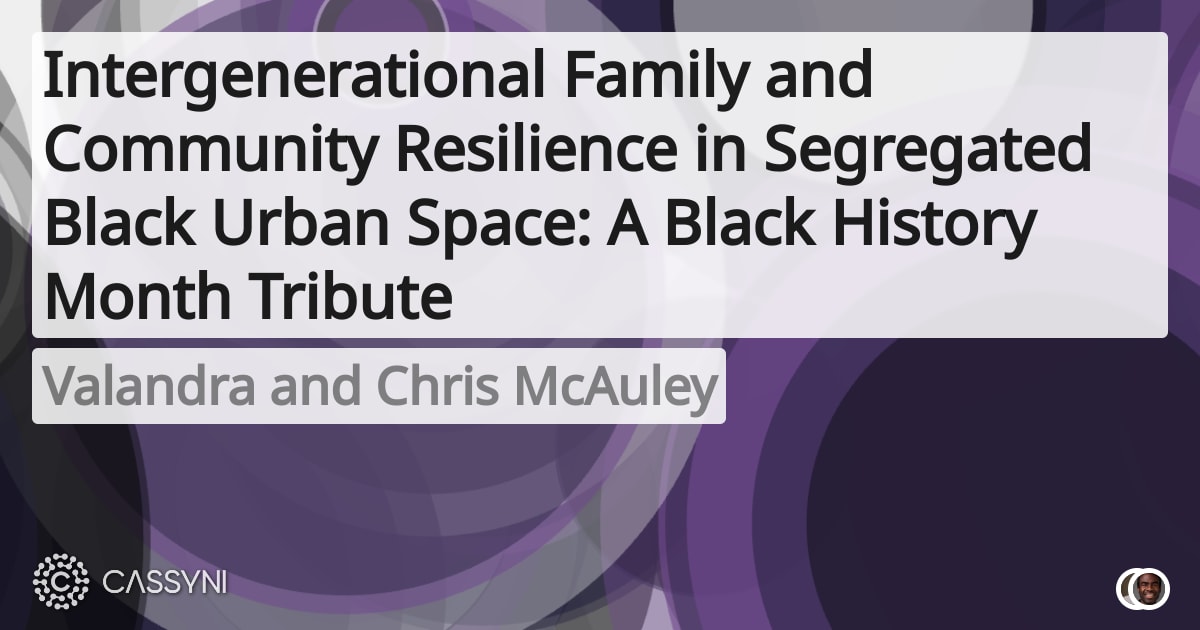 Intergenerational Family and Community Resilience in Segregated Black ...
