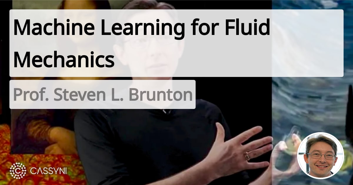 Machine Learning for Fluid Mechanics - presented by Prof. Steven L. Brunton