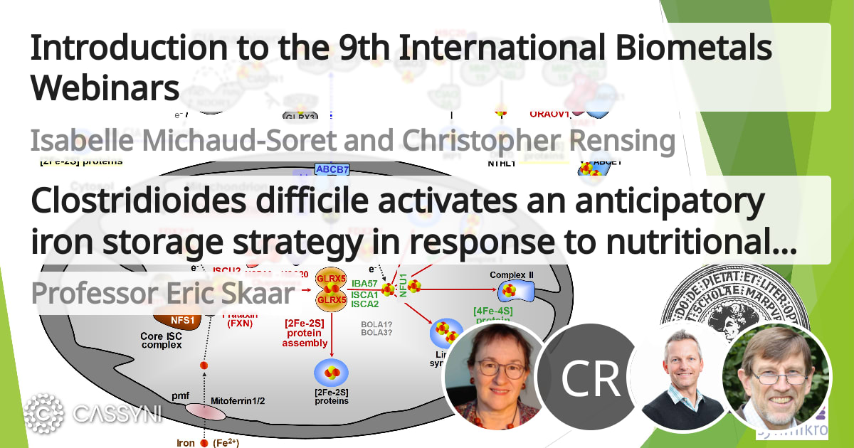 Introduction to the 9th International Biometals Webinars - presented by ...