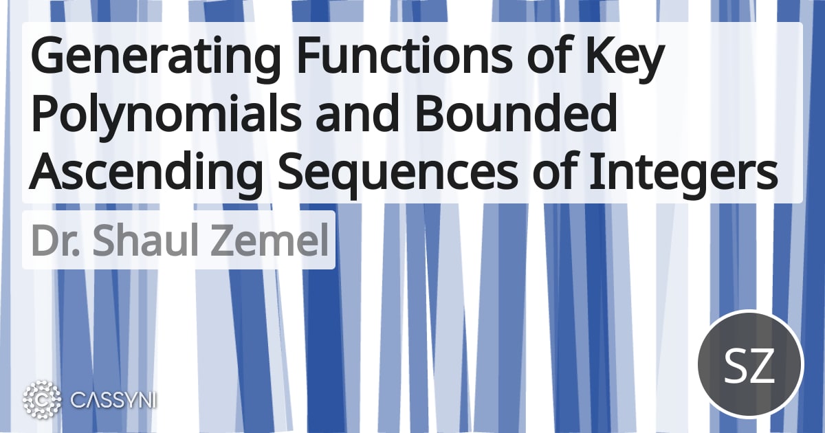 Generating Functions of Key Polynomials and Bounded Ascending Sequences of Integers - presented ...