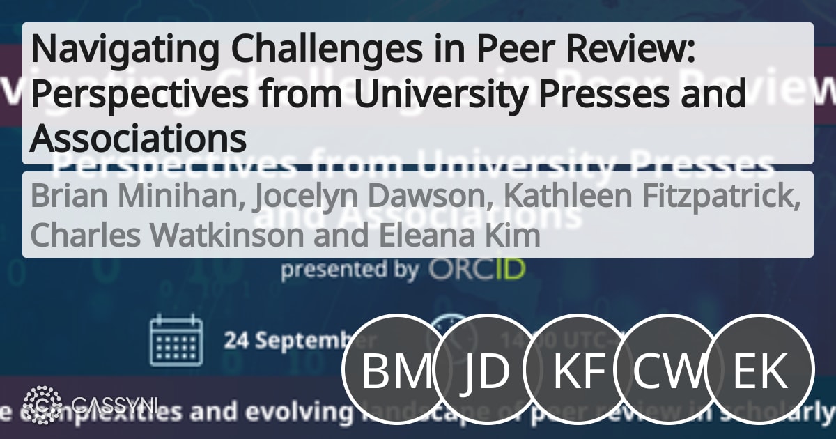 Navigating Challenges in Peer Review: Perspectives from University ...