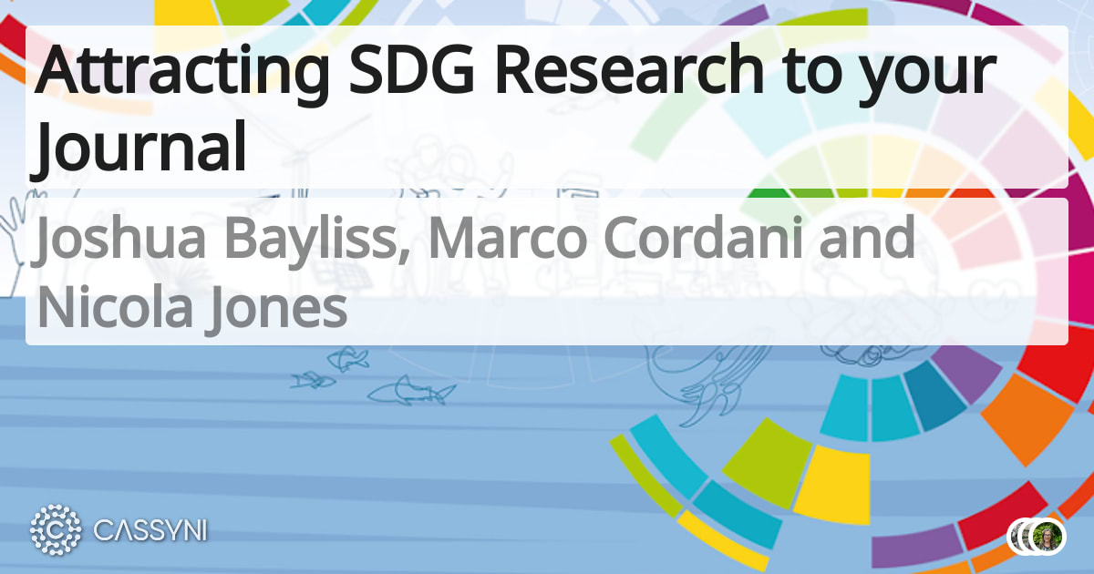 Attracting SDG Research to your Journal