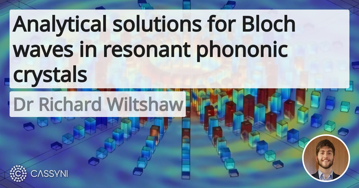 Analytical solutions for Bloch waves in resonant phononic crystals ...