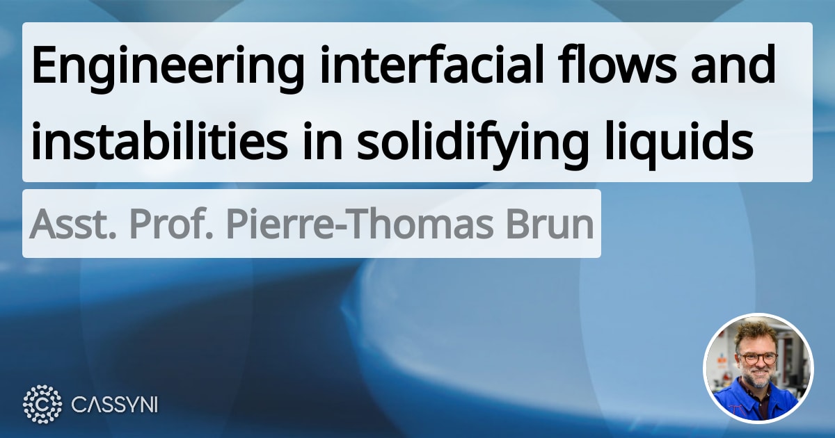 Engineering interfacial flows and instabilities in solidifying liquids ...