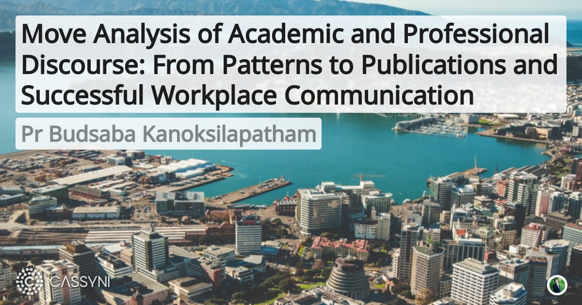 Move Analysis of Academic and Professional Discourse: From Patterns to ...