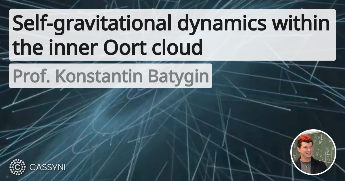 Self-gravitational dynamics within the inner Oort cloud - presented by ...