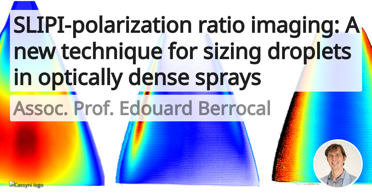 SLIPI-polarization ratio imaging: A new technique for sizing droplets ...