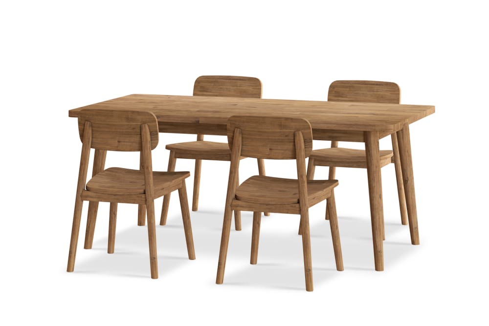 Seb Dining Table Set for 4-6 | Castlery CA