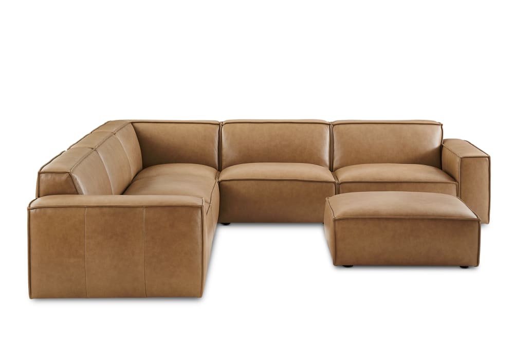 L type leather sofa set store