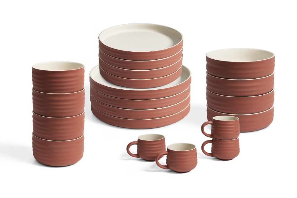 Audrey 20-Piece Dinnerware Set | Castlery Australia