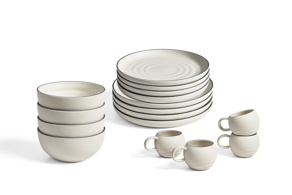 Sandy 16-Piece Dinnerware Set | Castlery Singapore