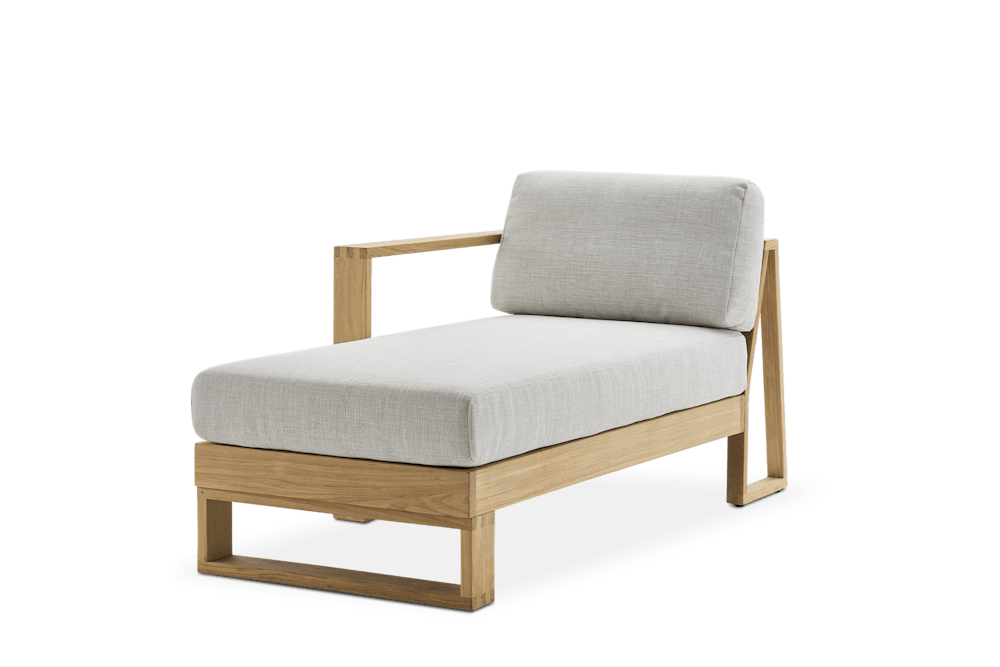 Rio Outdoor Left Chaise Sofa | Castlery Singapore